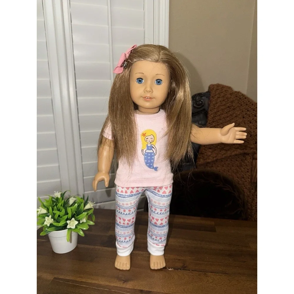 American Girl | Toys | American Girl Doll Jly Tlm Brown Hair Blue Eyes ...